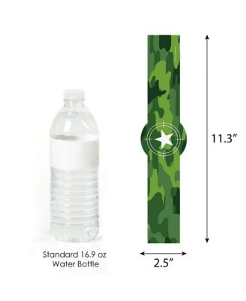 Big Dot of Happiness Camo Hero - Army Military Camouflage Party DIY ...