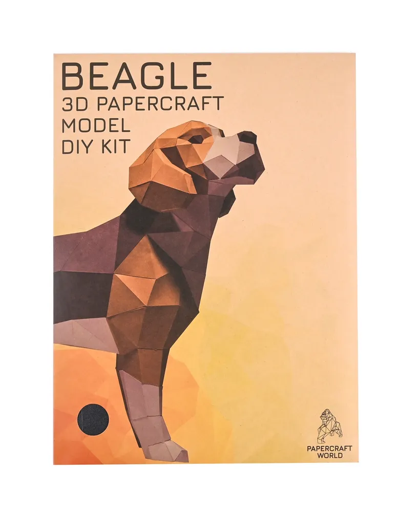 Papercraft World 3D Papercraft Model Diy Kit, Beagle Model | Plaza Las ...