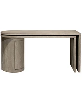 Furniture Rafferty 124" Wood 360 Degrees Swivel Desk | Mall of America®