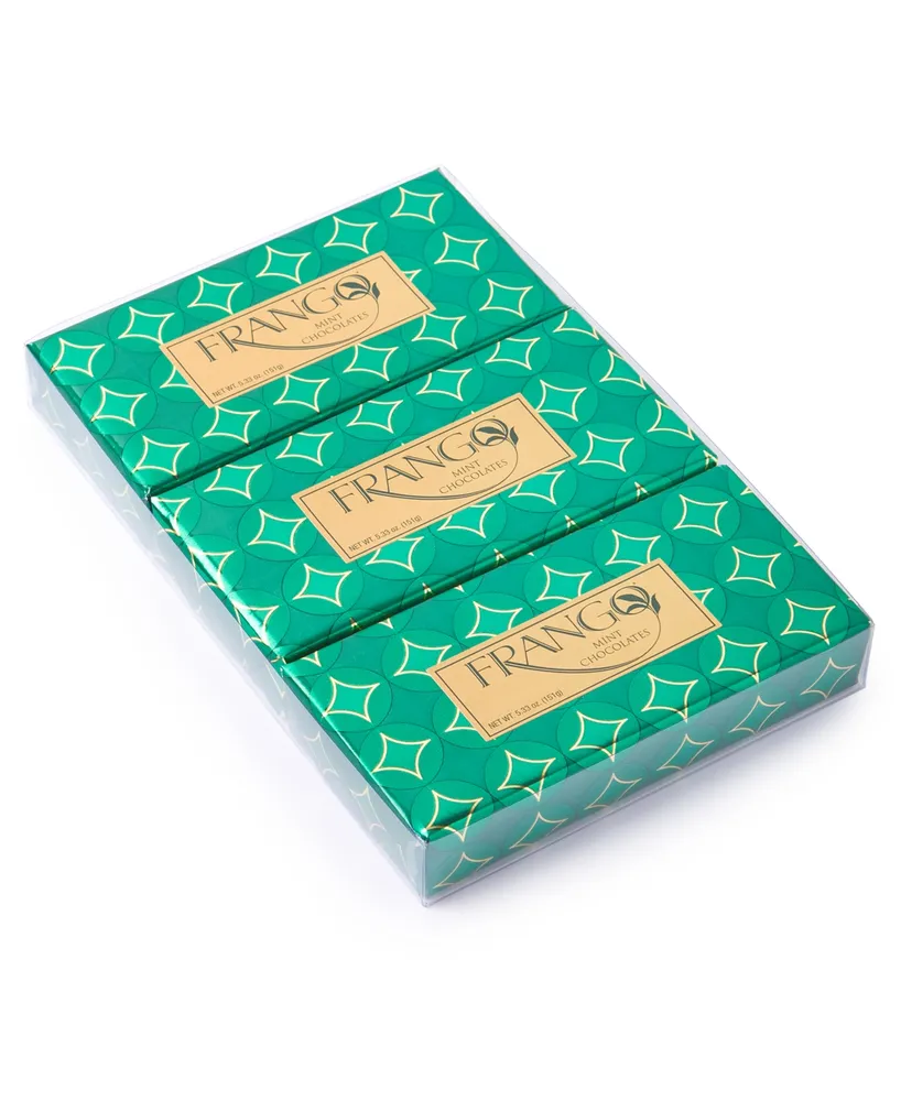 Frango Chocolates 1/3 Lb Wrapped Mint Milk Chocolates Gift Box, 3 Pack ...