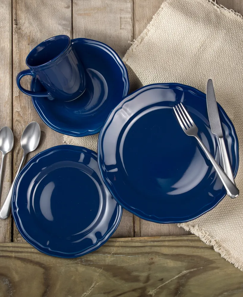 Euro Ceramica Siena 16 Piece Dinnerware Set, Service for 4 | Plaza Las ...