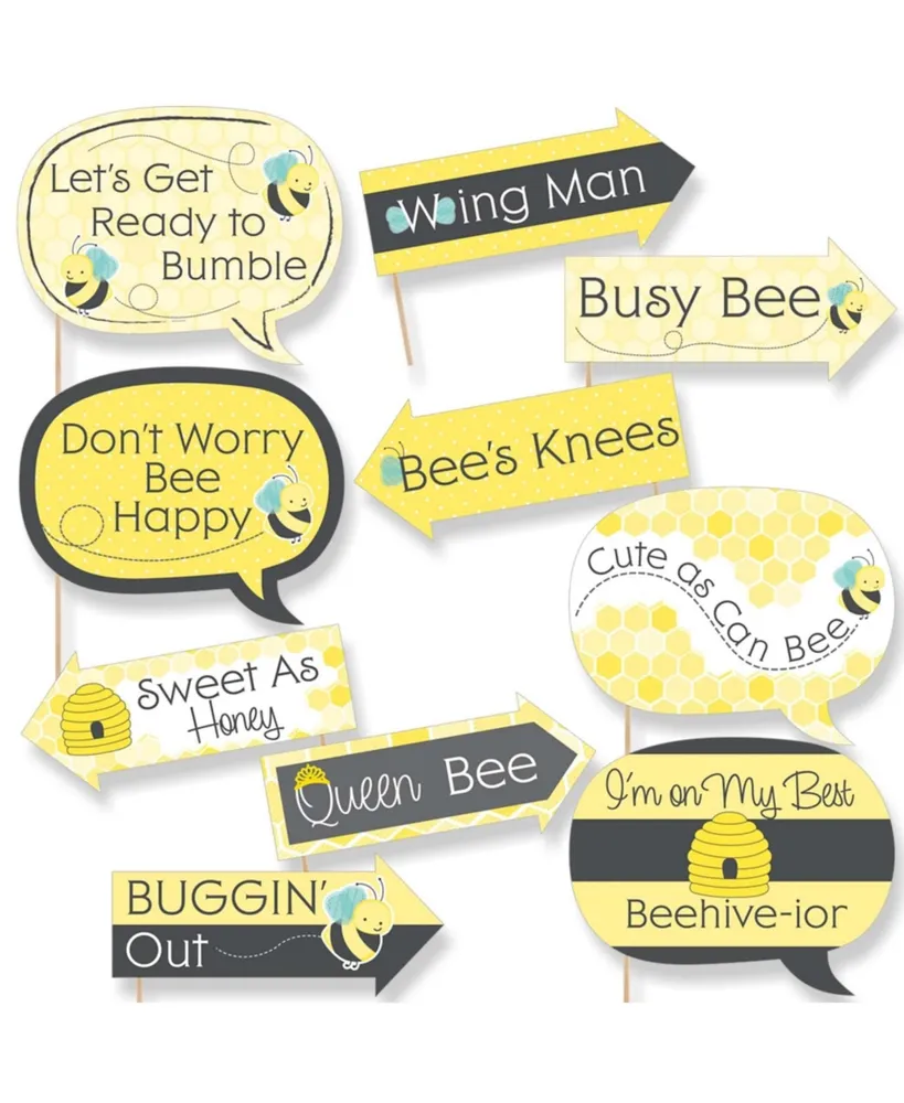 Big Dot Of Happiness Funny Honey Bee - Baby Shower or Birthday Party ...