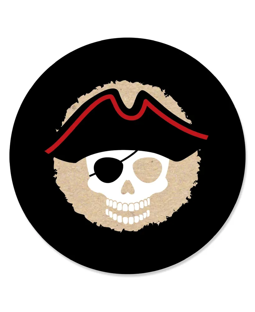 Big Dot Of Happiness Beware of Pirates - Pirate Birthday Party Circle ...