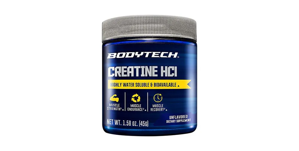 Bodytech Creatine Hcl Powder - Highly Water Soluble & Bioavailable ...