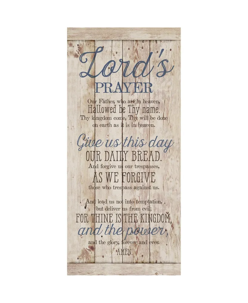 Dexsa Lord's Prayer New Horizons Wood Plaque, 5.5" x 12" | Plaza Las Americas