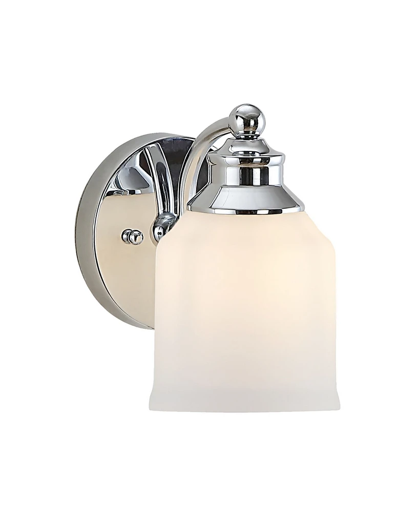 Jonathan Y Lydia -Light Glass Farmhouse Cottage Led Vanity Light | Mall ...