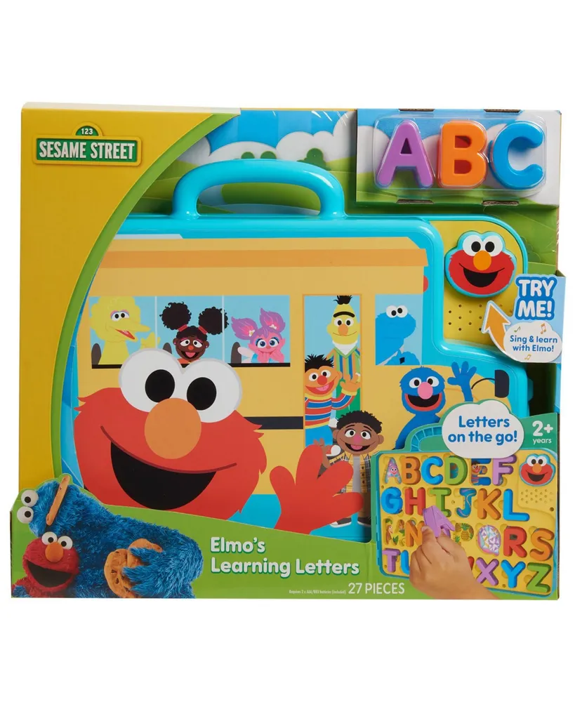 Sesame Street Elmo's Learning Letters Bus Activity Board, Preschool ...