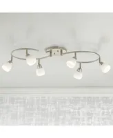 Pro Track Mini S-Wave 6-Head Led Ceiling Track Light Fixture Kit Spot ...