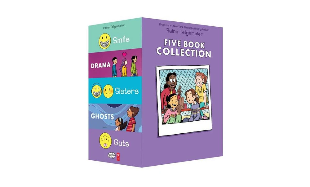 Barnes & Noble Raina Telgemeier Collection Box Set (Smile, Drama ...