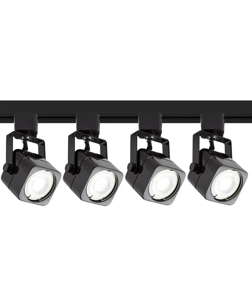 Elm Glasses Pro Track 4-Head Led Ceiling Track Light Fixture Kit ...