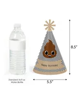 Big Dot Of Happiness Party 'Til You're Pooped - Cone Poop Emoji Happy ...