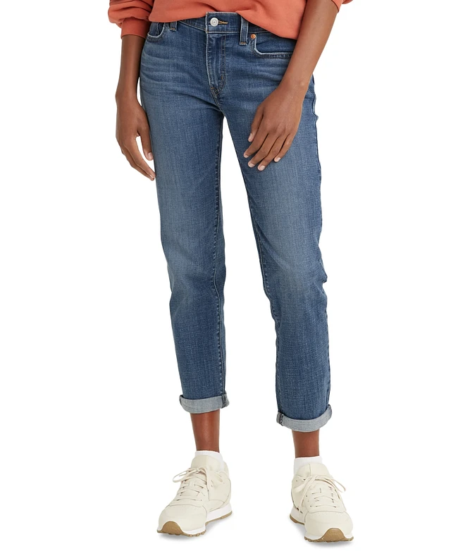 Mid Rise Levi\'s 501 Tapered Boyfriend Jeans 🧃 Levi's Women's Relaxed ...
