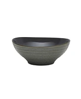 Mikasa Swirl Graphite 16 Piece Dinnerware Set, Service for 4 at Mall of ...