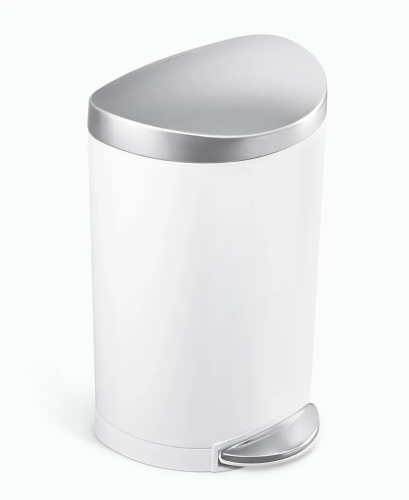 Simplehuman Litre Steel Semi-Round Step Can Steel | Mall of America®