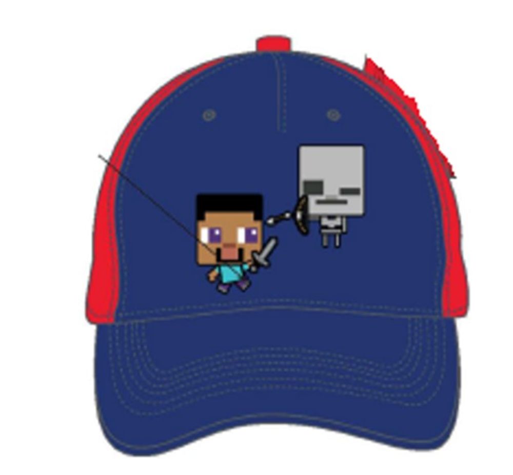 MAD ENGINE, INC. Boys Red and Blue Minecraft Cap | Bramalea City Centre