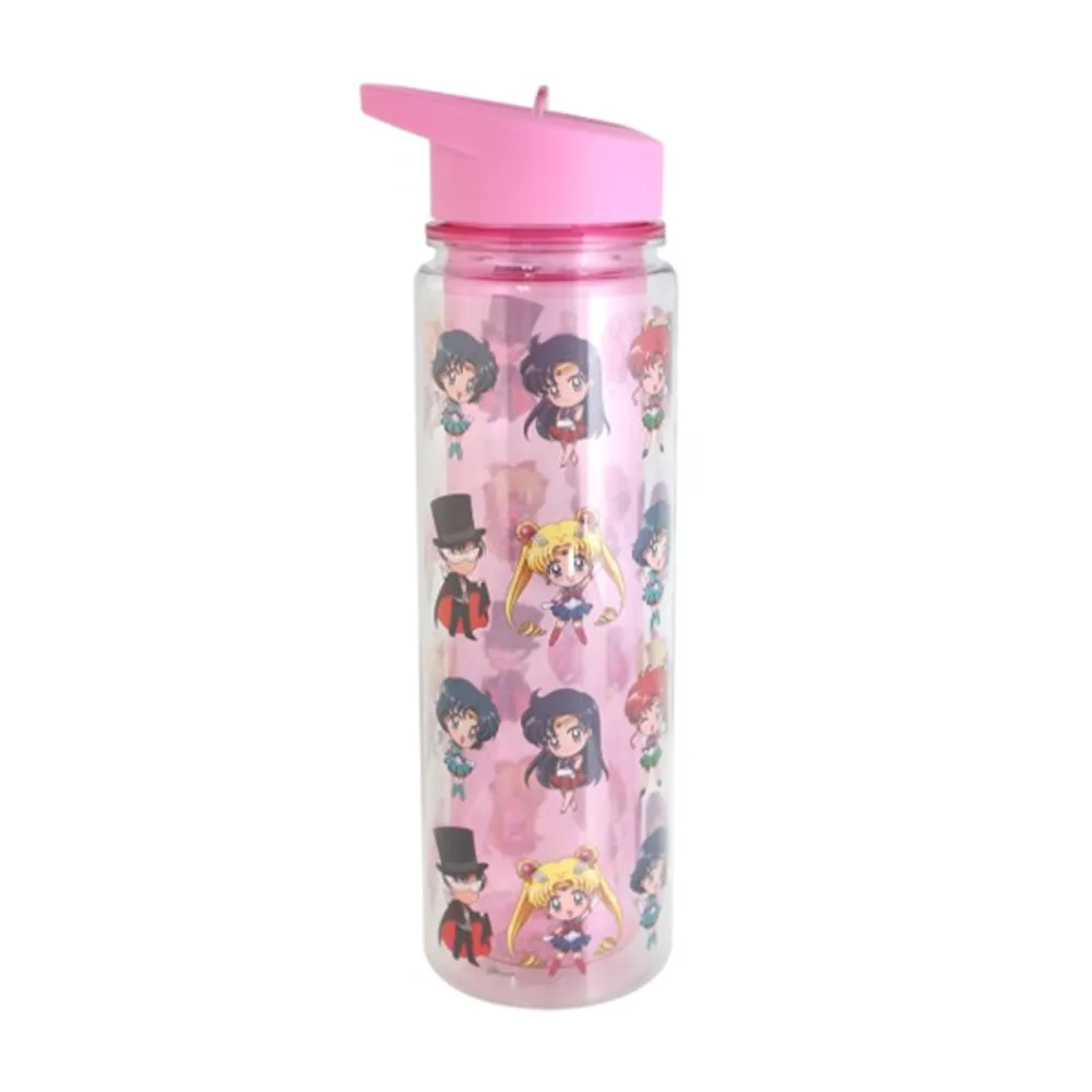 Just Funky Sailor Moon Water Bottle - Chibi Characters | Bramalea City ...