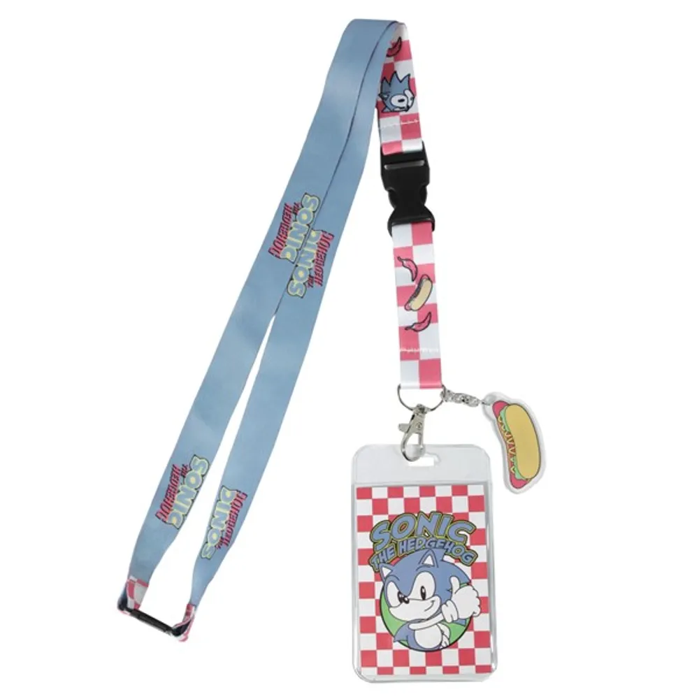 Just Funky Sonic the Hedgehog Food Lanyard with Hot Dog Charm ...