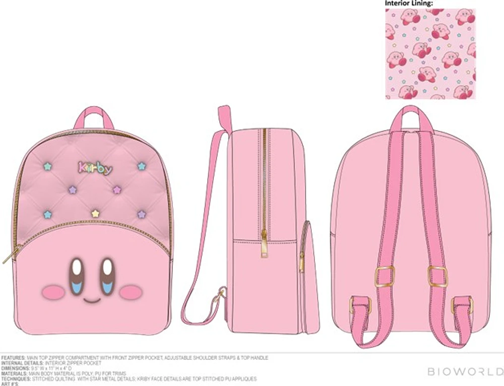 Bioworld Canada Kirby Face Mini Backpack | Coquitlam Centre