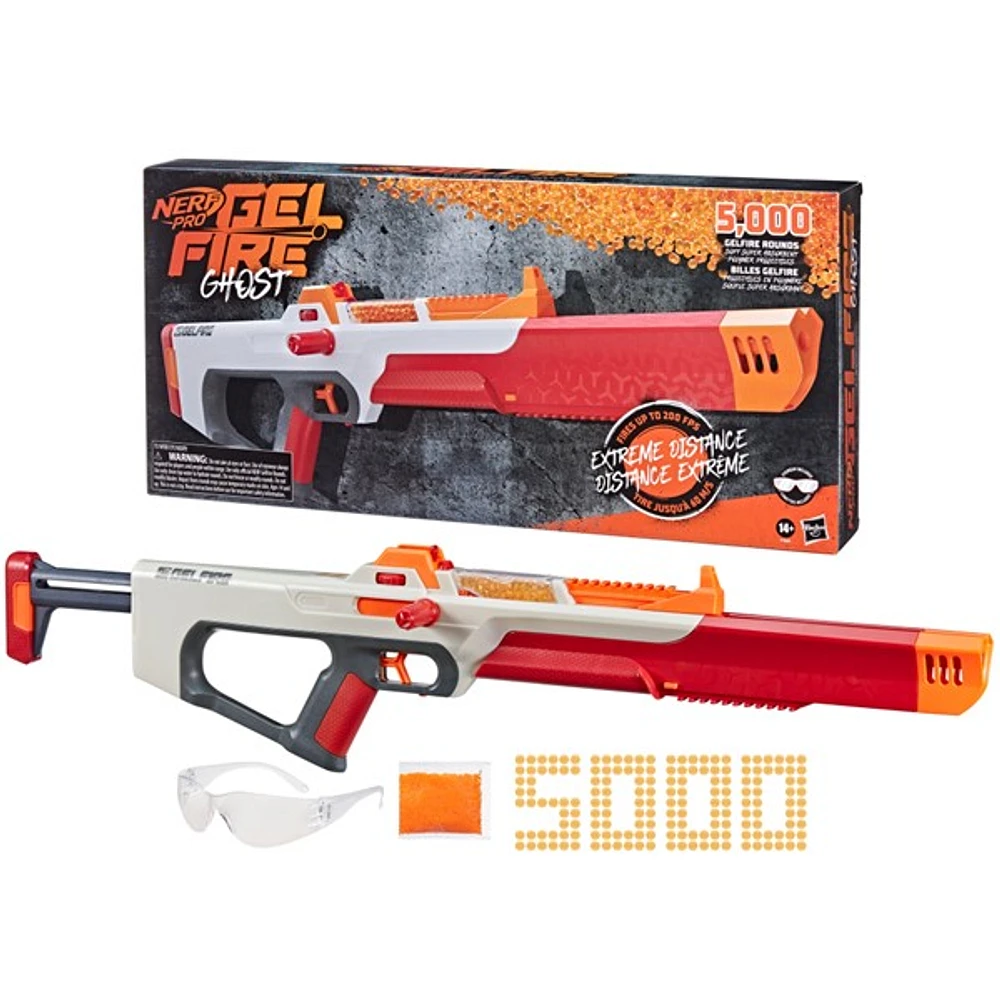 Hasbro Nerf Pro Gelfire Ghost Blaster, 5000 Gel Rounds | Bramalea City ...