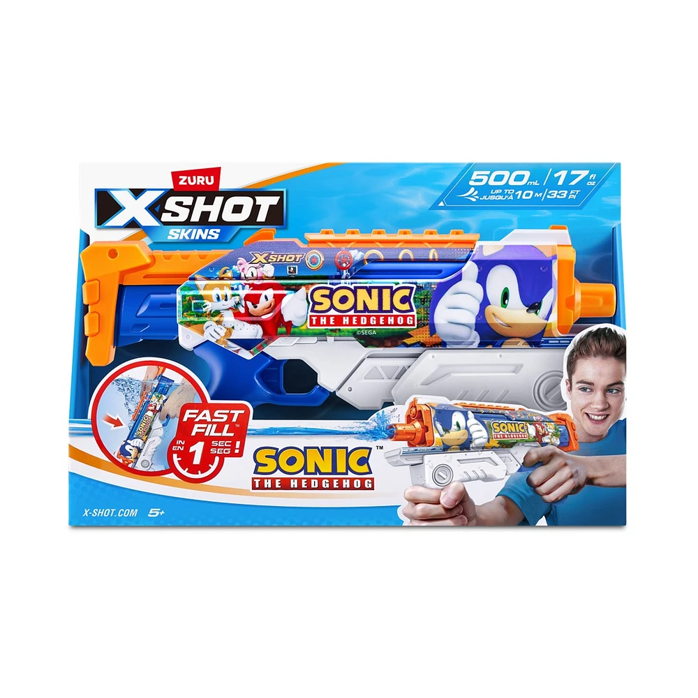 Other X-Shot Skins Sonic the Hedgehog Hyperload Water Blaster ...