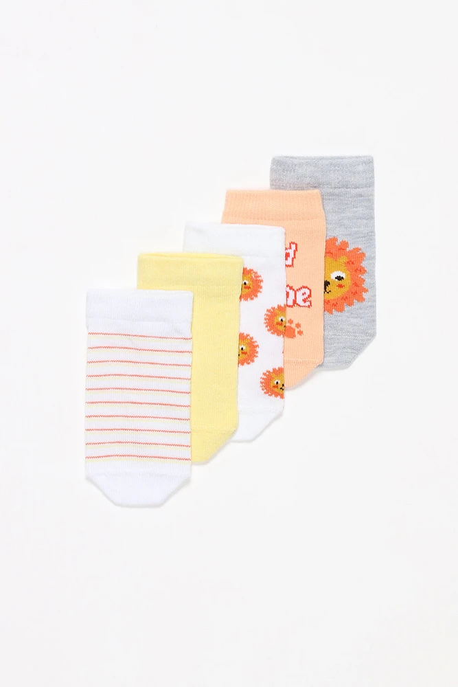 Lefties Pack de 5 pares meias curtas com leões | Centro Colombo