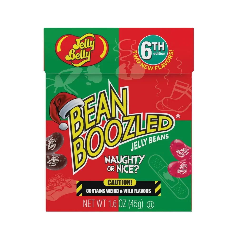 Jelly Belly Holiday Bean Boozled Naughty or Nice Flip Top Box - 1.6oz ...