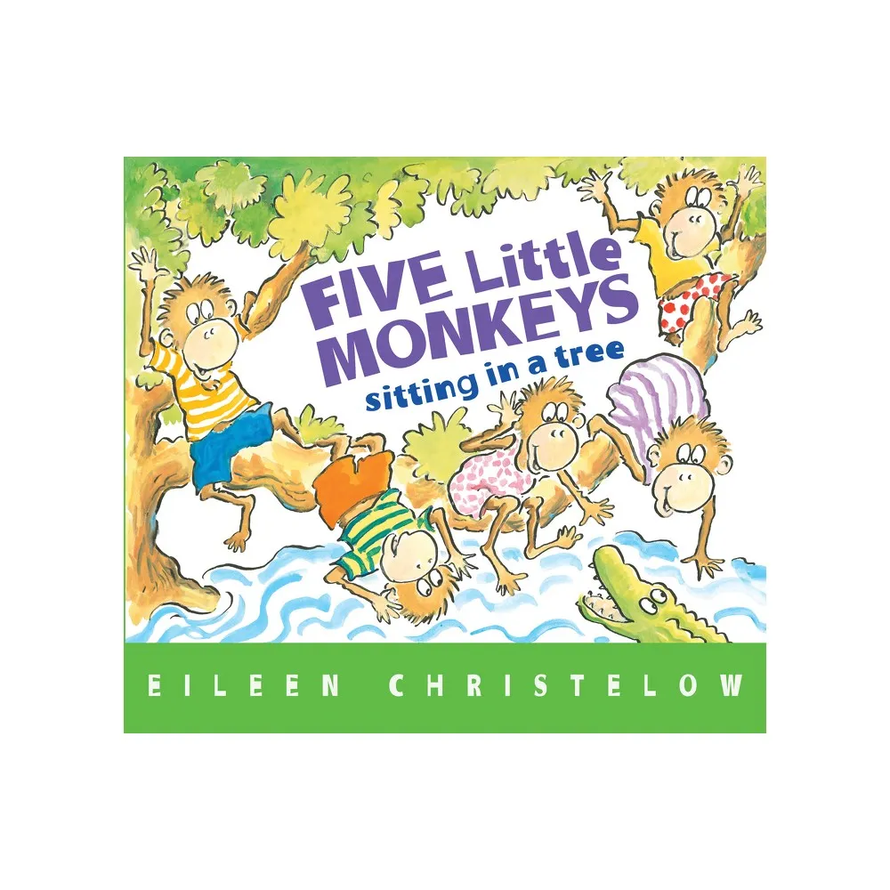Clarion Books Five Little Monkeys Sitting in a Tree Board Book - (Five ...