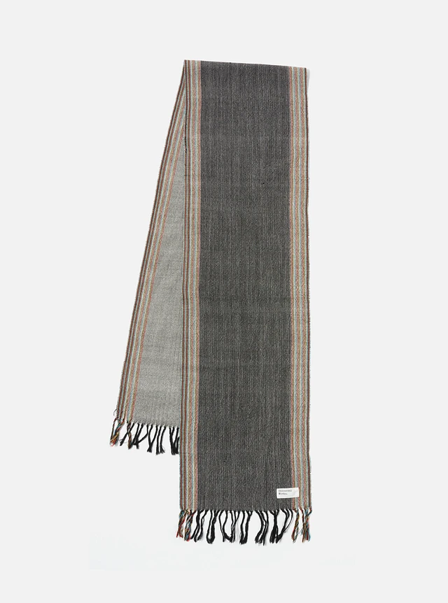 Universal Works Wool Scarf in Grey Merino Wool | King's Cross