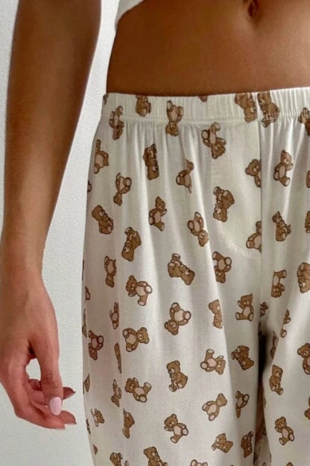 Brandy Melville Kiera Teddy Bear Pants | Pacific City