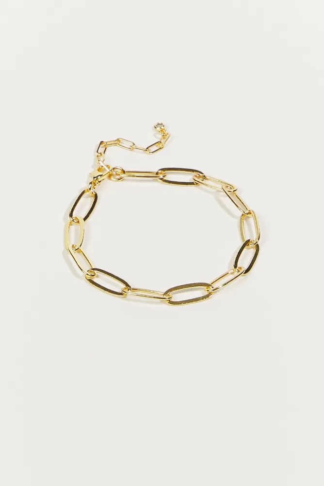 Altar'd State 18K Gold Thick Paperclip Bracelet | Mall of America®