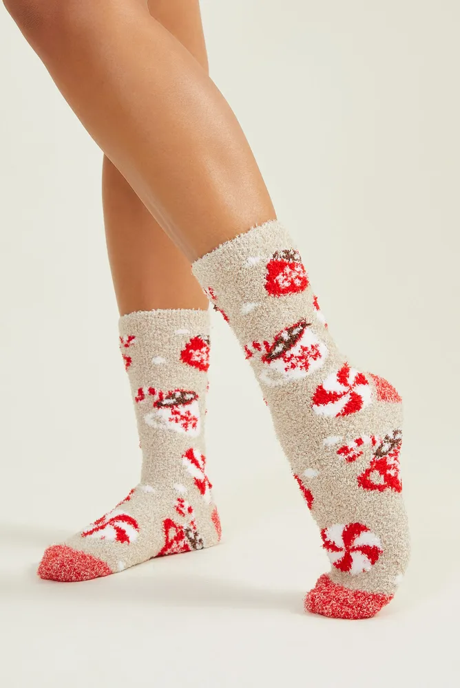 Altar'd State Peppermint Mocha Cozy Socks | Mall of America®