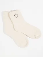 Altar'd State Smiley Face Cozy Crew Socks | Hamilton Place