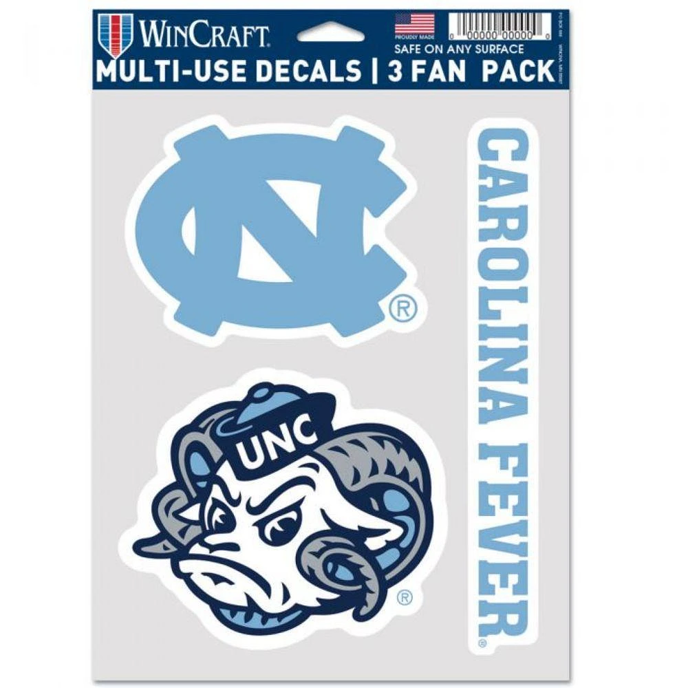 Alumni Hall Unc | Carolina 3- Pack Decal Set | Alumni Hall | The Summit ...