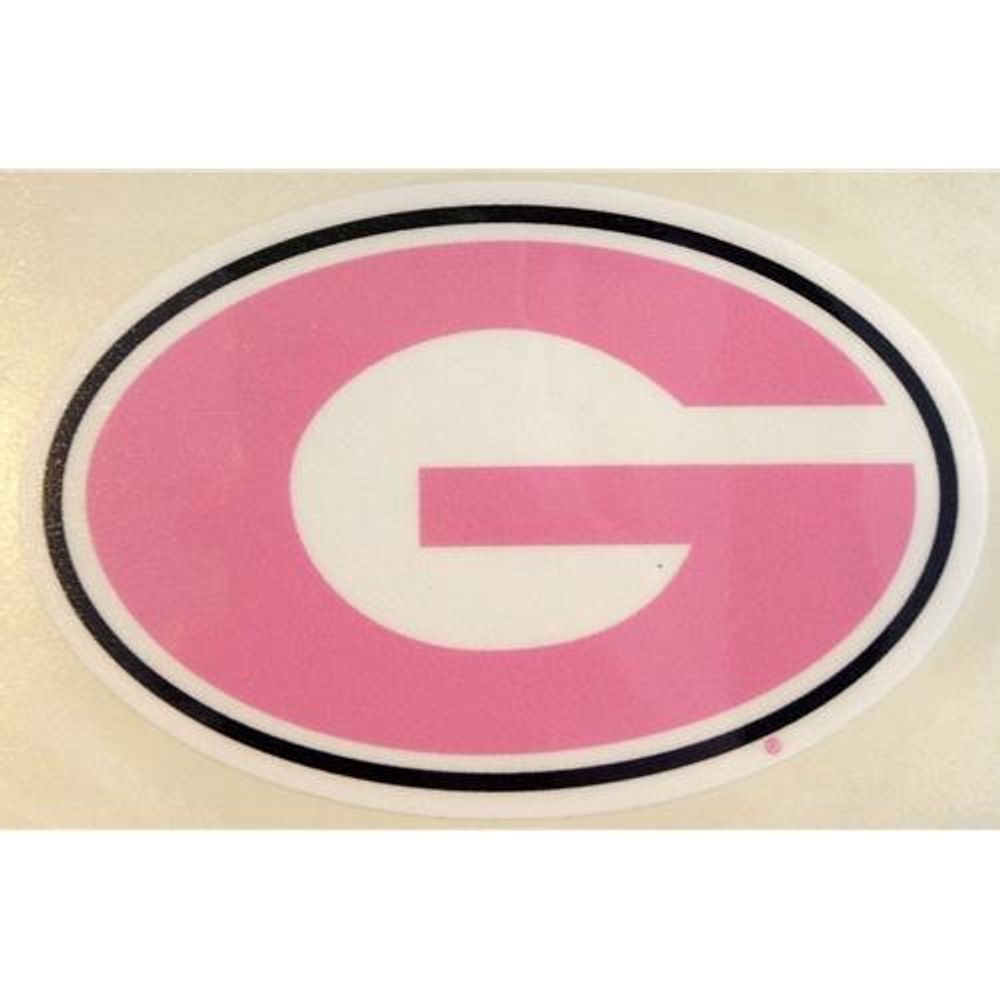 Alumni Hall Georgia Pink G Vinyl Decal | The Summit at Fritz Farm