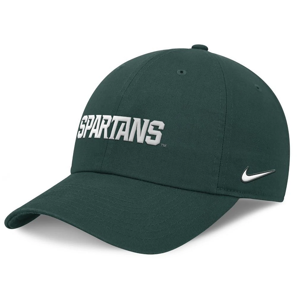 Nike Michigan State Nike Club Unstructured Tri-Glide Cap | The Summit ...