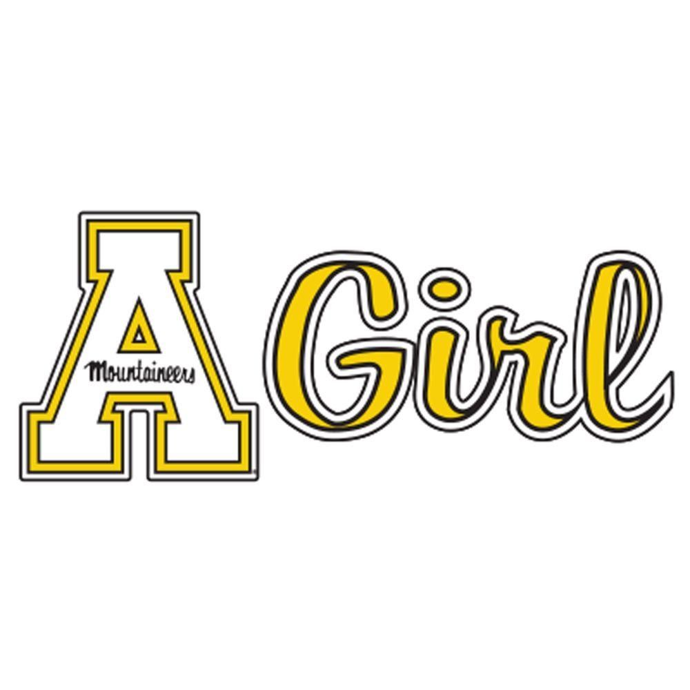 Alumni Hall App | Appalachian State Block A Girl Decal 6 | Alumni Hall ...