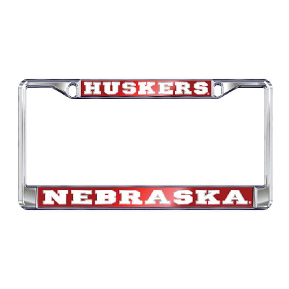 Alumni Hall Huskers | Nebraska Domed Huskers License Plate Frame ...