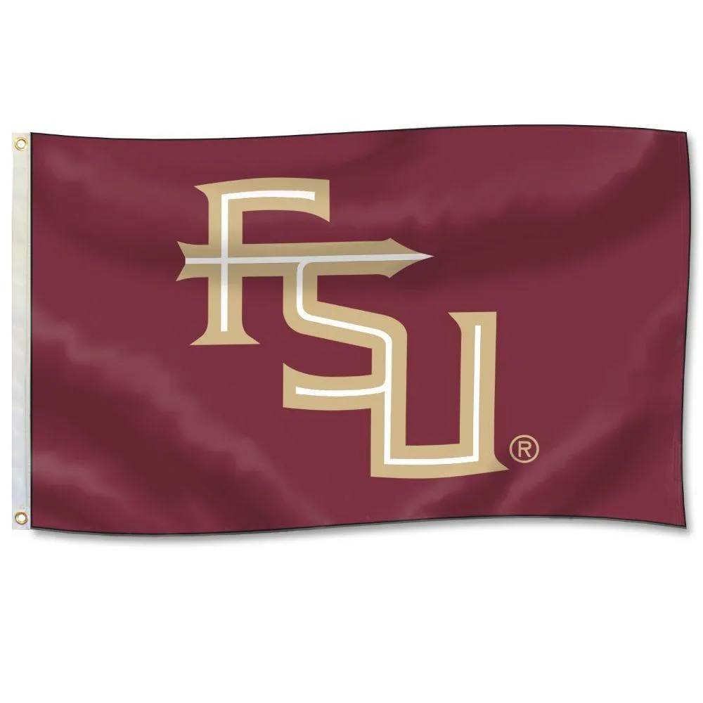 Alumni Hall Fsu | Florida State 3 ' X 5 ' Interlock Fsu House Flag ...