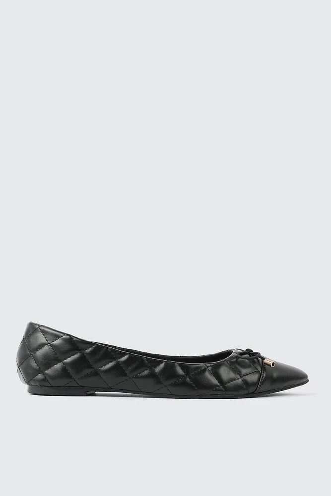 Pointed Toe Ardene Flats Ardene Classic Pointy Flats In Beige Size ...