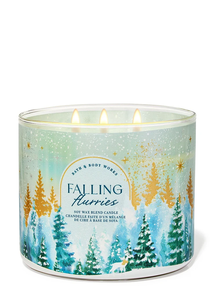 Bath and Body Works Falling Flurries 3-Wick Candle | Shop Midtown