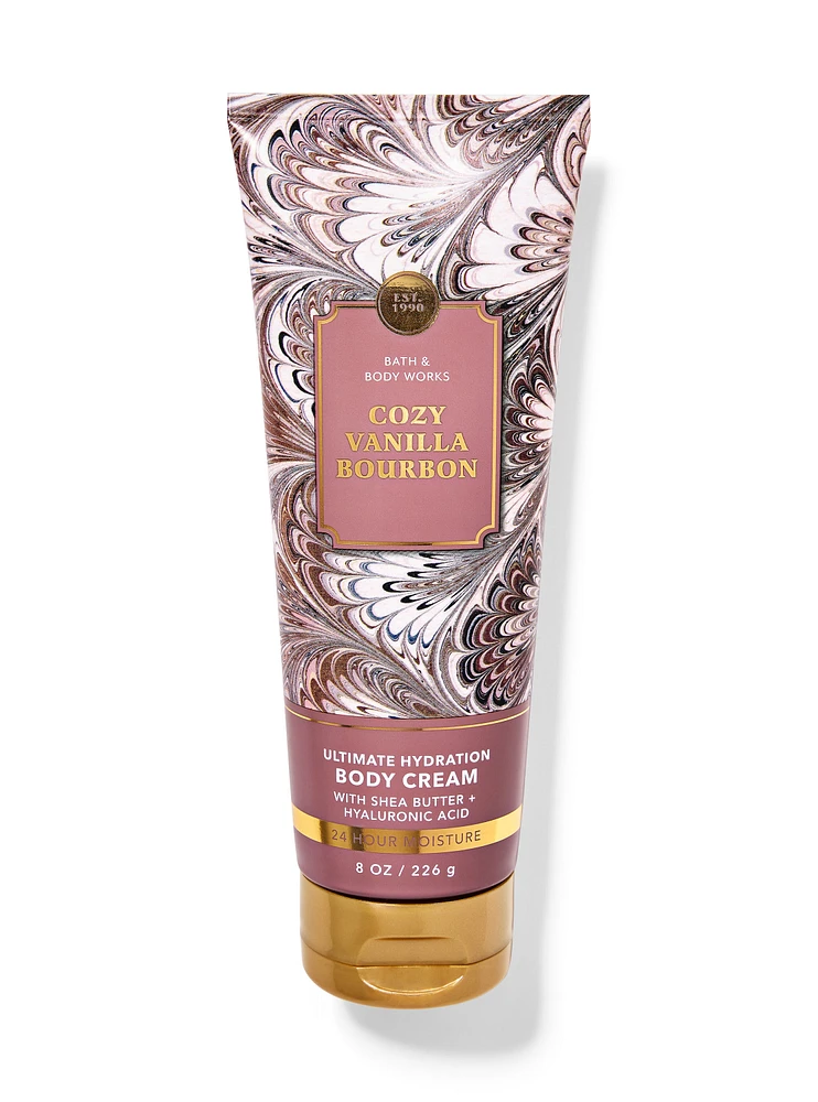 Bath&Body Works Cozy Vanilla Bourbon Ultimate Hydration Body Cream | Hamilton Place