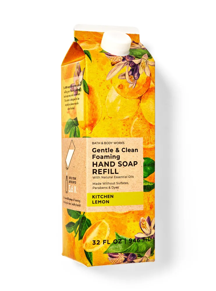 Bath&Body Works Kitchen Lemon Gentle & Clean Foaming Refill | Hamilton ...