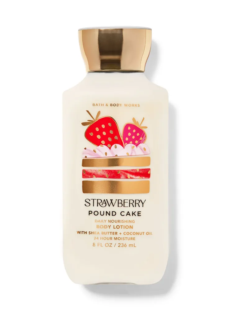 Bath And Body Works Strawberry Pound Cake Daily Nourishing Body Lotion
