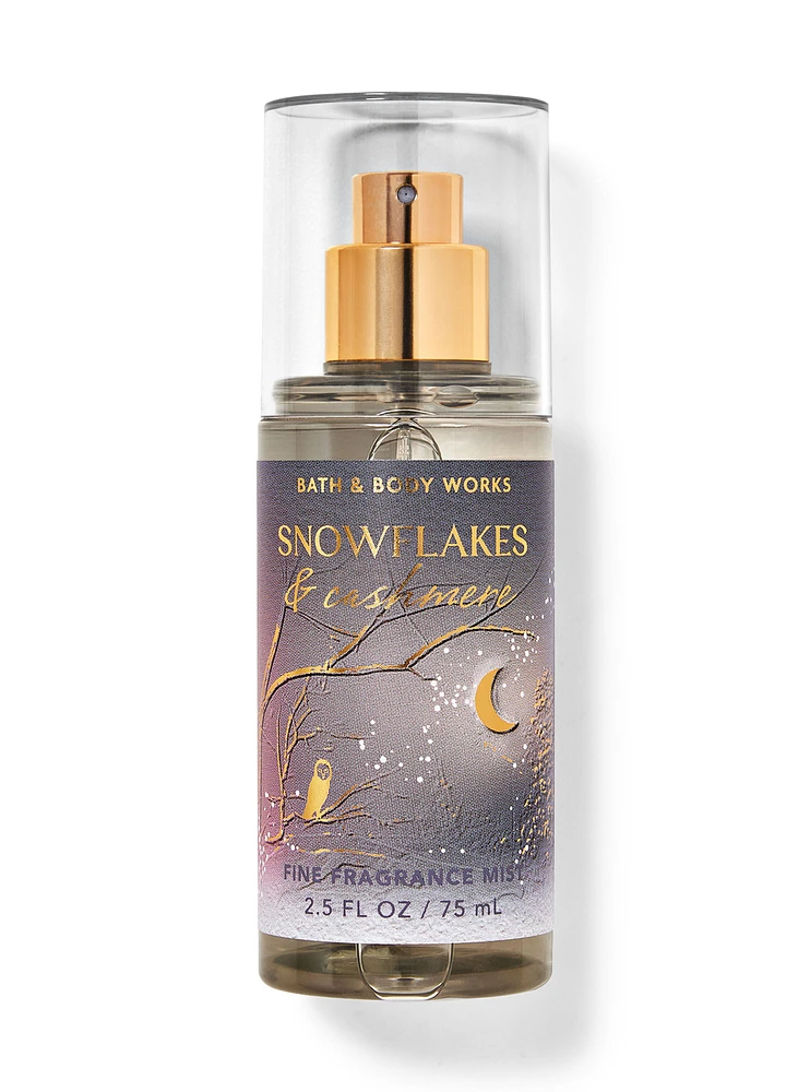 Bath&Body Works Snowflakes & Cashmere Travel Size Fine Fragrance Mist ...