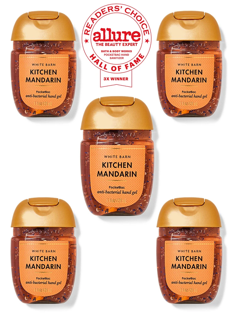 White Barn Kitchen Mandarin PocketBac Hand Sanitizers, 5-Pack ...