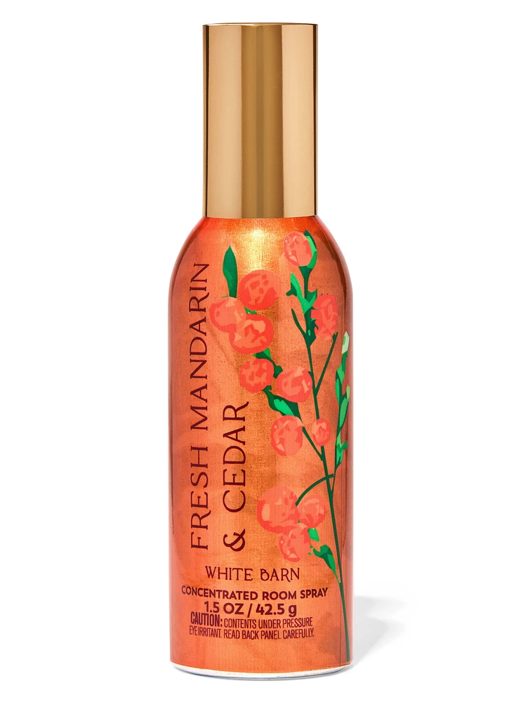 Bath & Body Works Fresh Mandarin & Cedar Concentrated Room Spray ...