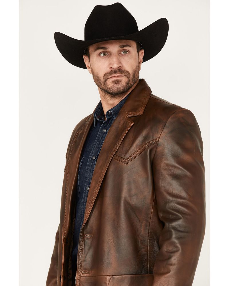 Cripple Creek Men's Boot Stitched Leather Blazer | Mall of America®