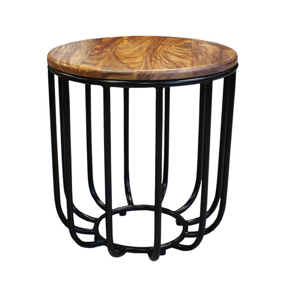 Kozy Mon Inspiration Table de coin bois & métal | Galeries de la Capitale