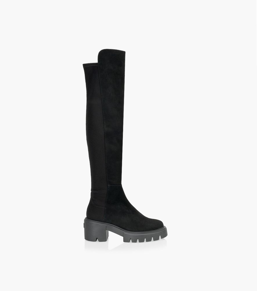STUART WEITZMAN 5050 SOHO BOOT - Black Suede | BrownsShoes | Bramalea ...