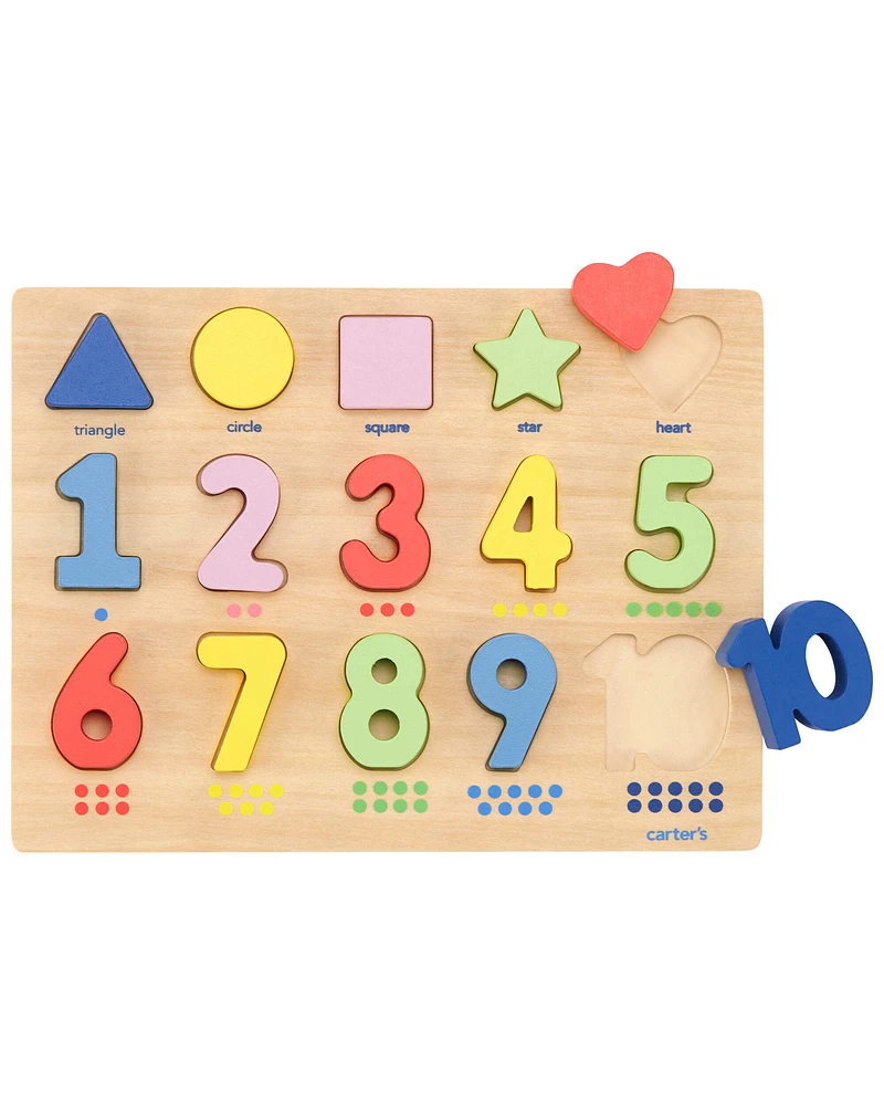 Carters Toddler Wooden Numbers & Shapes Activity Set | Hamilton Place